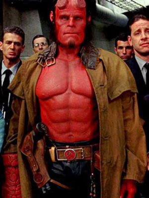 Hellboy David Harbour Leather Coat - Just American Jackets