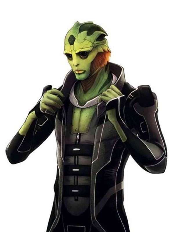 Thane Krios Mass Effect Black Leather Jacket - Just American Jackets